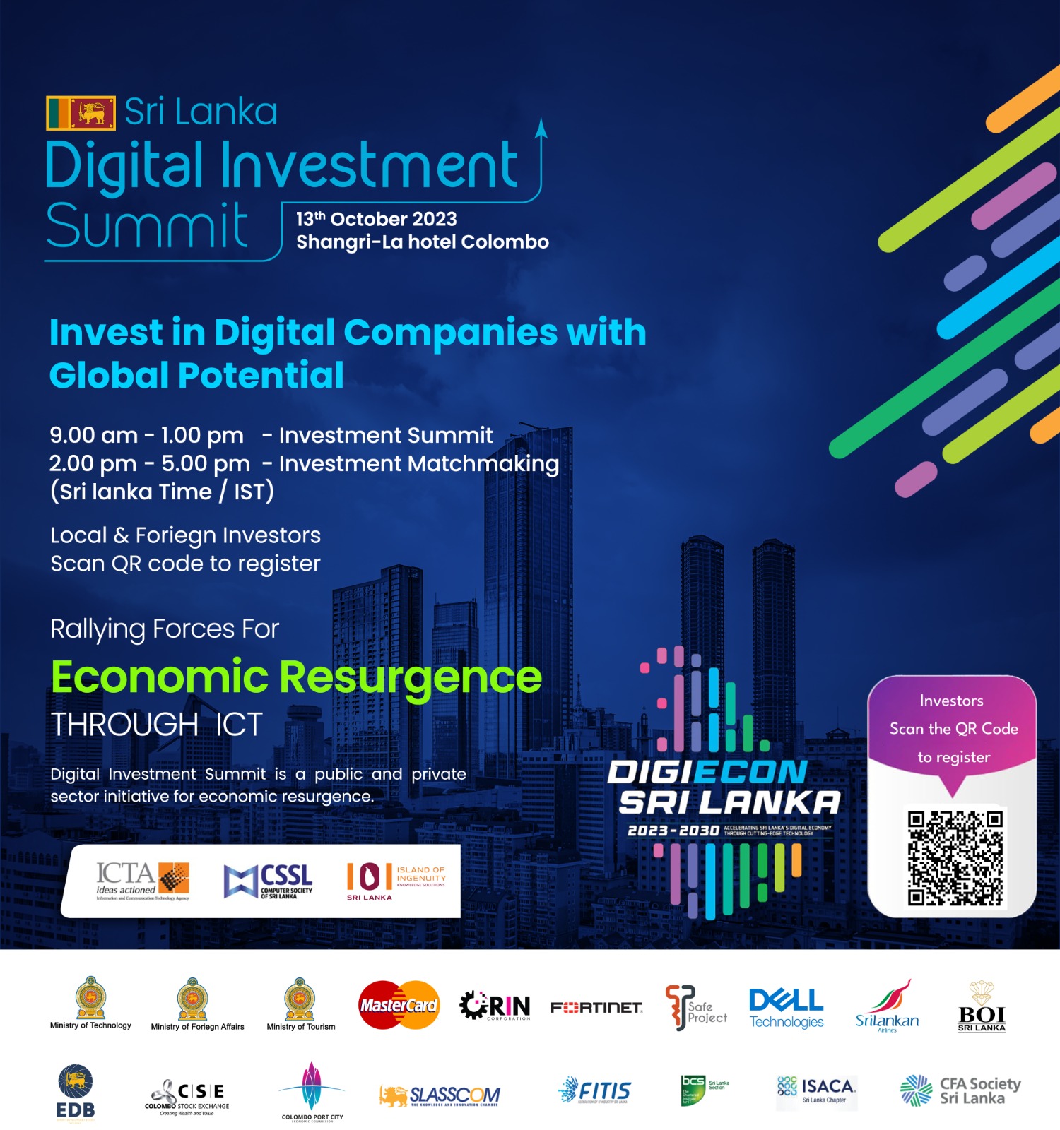 Sri Lanka Digital Investment Summit - 2023 | Embassy of Srilanka - Paris